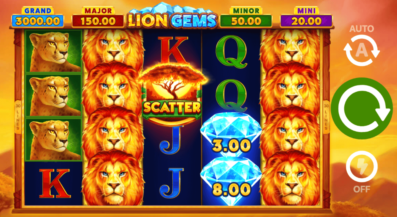 Lion Gems Hold & Win Slot Review | Maximum Win of 3,000x