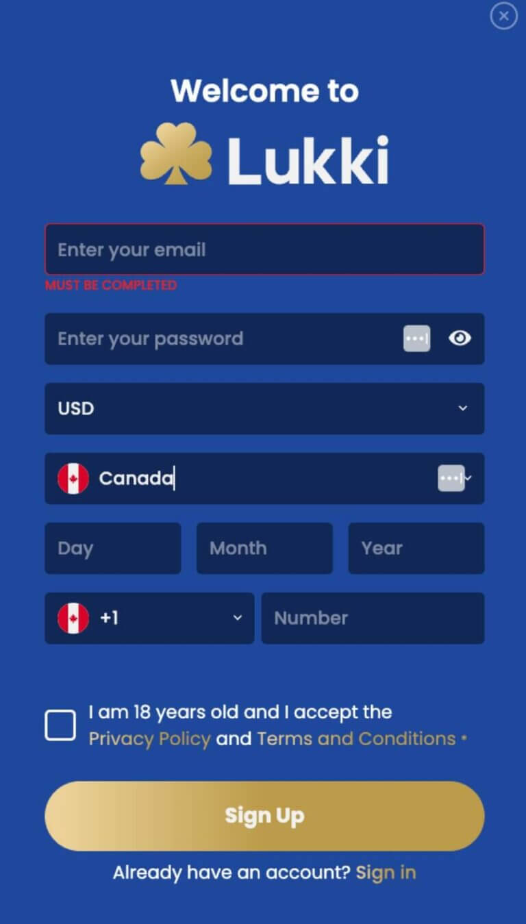 Lukki Casino Review | Up To $4,000 and 300 Free Spins